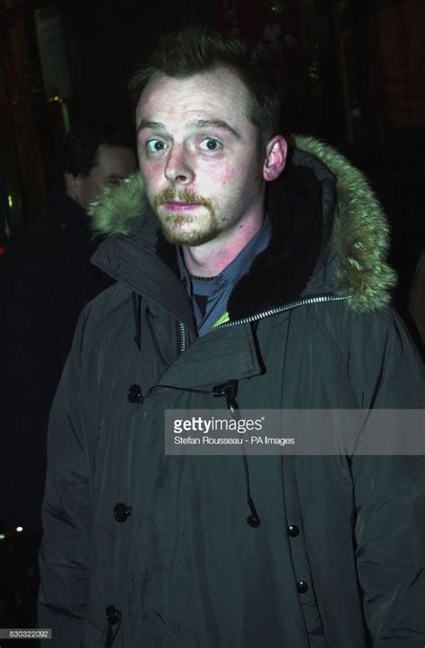 Simon Pegg Simon Pegg Tattoo Simon Pointing His Thumb Simon Pegg