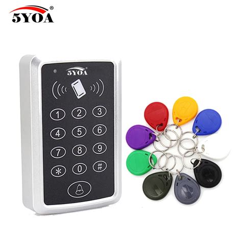 Intercom 10 Rfid Tag RFID Proximity Card Access Control System RFID EM Keypad Card Access