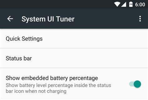 Inside Marshmallow The System Ui Tuner Android Central