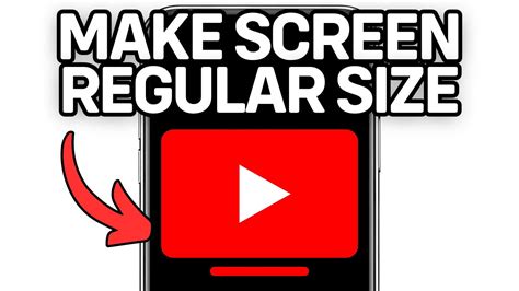 How To Make Youtube Screen Regular Size On Tv Full Guide 2025 Youtube