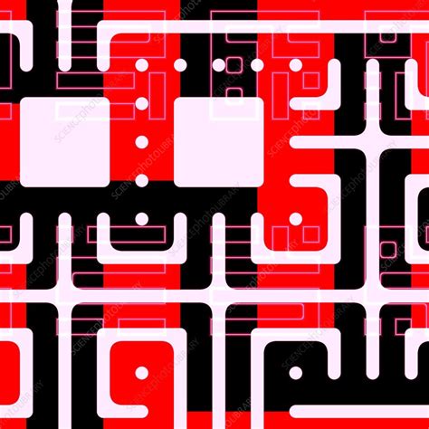 Abstract Circuits Illustration Stock Image F Science Photo Library