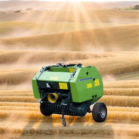 Agricultural Machinery Small Round Baler High Efficiency Semiautomatic