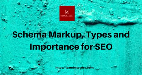 Schema Markup Types And Why Is It Important For Seo