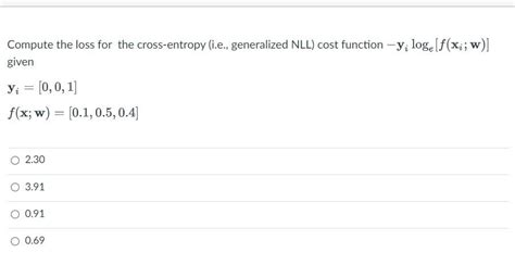 Solved Suppose That You Have Trained A Binary Logistic