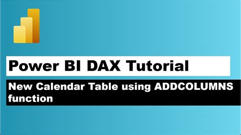 Creating Calendar Table In Power Bi From A Date Field And Adding