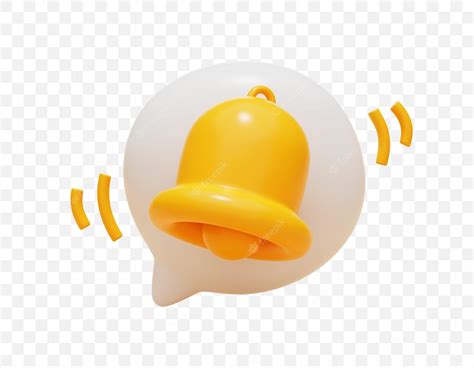 연설 거품 채팅 경고 새로운 이벤트 정보 기호 또는 기호 웹 사이트 아이콘 3d 그림에 벨 알림 무료 Psd 파일