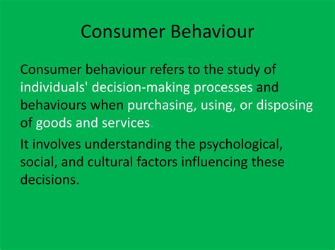 Consumer Behaviour And Segmentation Pptx