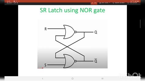 Sr Latch Logic Circuit