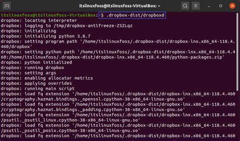 How To Install And Use Dropbox On Ubuntu 2004 Its Linux Foss