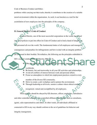 Code Of Ethics Paper Essay Example Topics And Well Written Essays 1500 Words