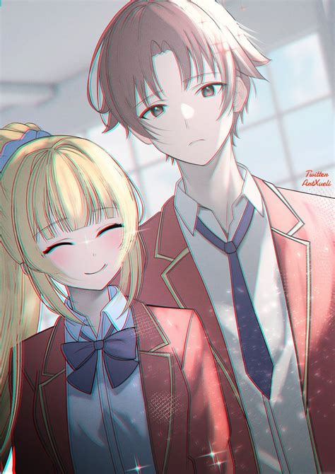 Karuizawa Kei And Ayanokouji Kiyotaka Youkoso Jitsuryoku Shijou Shugi