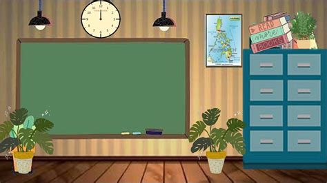 Animated Blackboard Screen Background [free Download] Virtual Online Classroom 5 Online