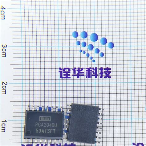 Pga204bu 可编程增益放大器（pga） Ti 封装soic16 批次新年份