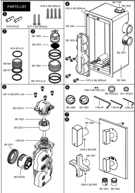 Matki New Elixir Ex05 L Shower Spares Matki Concealed Shower Valves