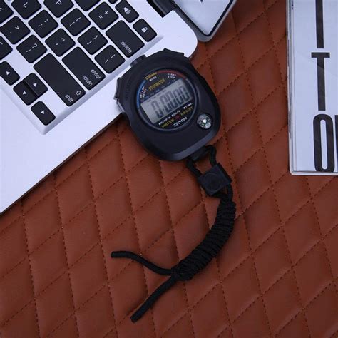 Lcd Digital Stopwatch Sport Timer Stop Watch With Grandado