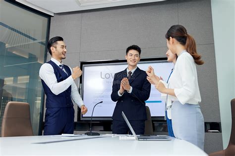 기업 비즈니스 팀워크 환호 사진 무료 다운로드 Lovepik