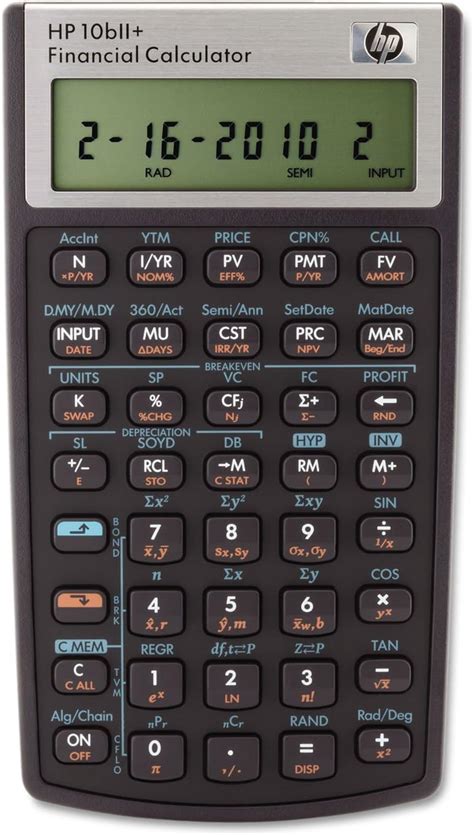 Hewlett Packard Hp 10bii Financial Calculator Office Electronics Au