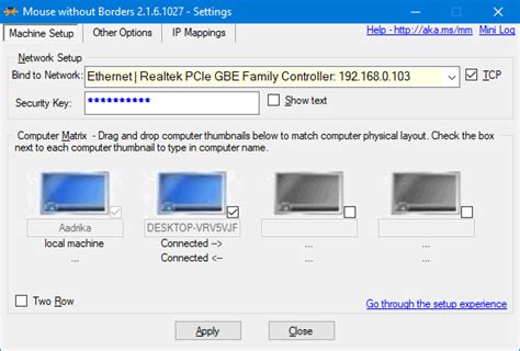 how to share a keyboard and mouse between two windows 10 computers