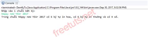 Chuỗi String Trong Java Freetuts