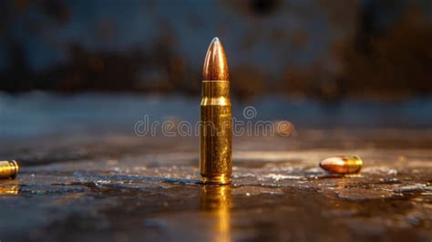 Bullet Trajectory On White Background High Velocity Projectile Path