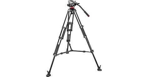 Used Manfrotto Mvh502a Head 546b Tripod And Mvh502a 546bk Bandh