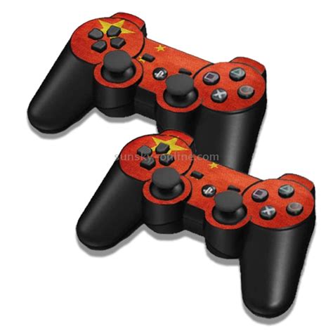 Ps3 게임 콘솔 용 중국 국기 패턴 데칼 스티커