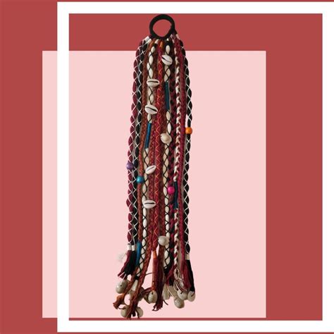 Hair Wrap Strings With 6 Colours Boho Brown Ponytail Braids Hair