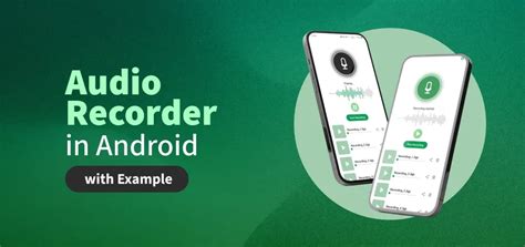 audio recorder in android with example geeksforgeeks