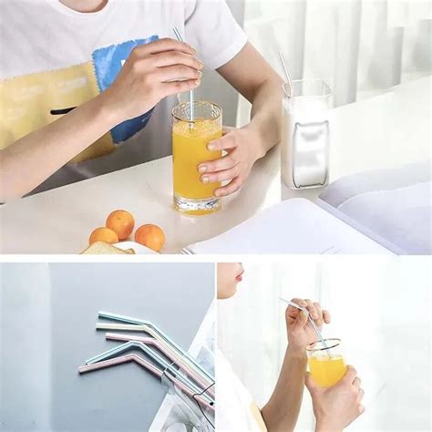 Badu Bg 50 100 БР Пластмасови сламки за пиене Еднократни сламки за сватба Дълги гъвкави