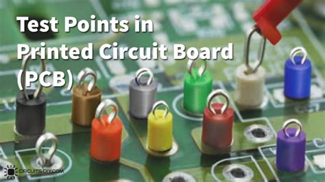 Test Points In Printed Circuit Board Pcb