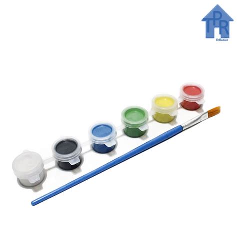 Cat Akrilik Untuk Prakarya Tanah Liat Warna X ML Kuas Shopee Indonesia