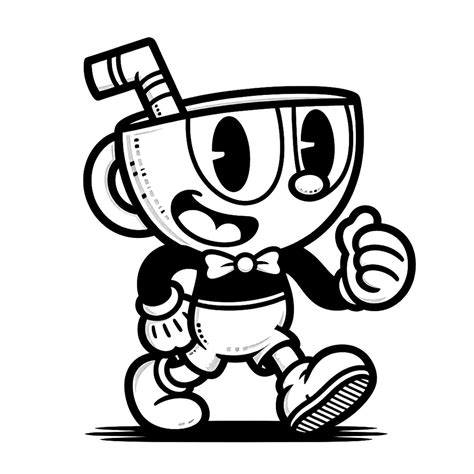 컵헤드 색칠 공부 Kr에서 무료 색칠 공부