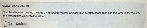Solved Cooper Section Sketch A Diagram Showing The Chegg Com