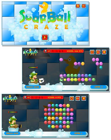 Soap Ball Craze HTML Construct Physic Game By Codethislab CodeCanyon