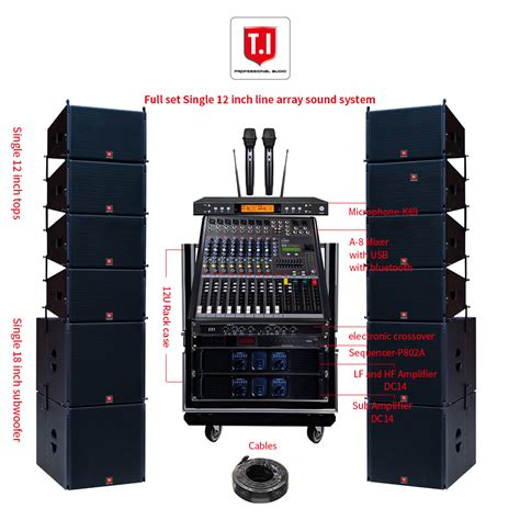 Professional Audio Single Inch PA Speakers System Line Array T I PRO Audio Line Array