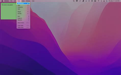 How To Use Sticky Notes For Mac