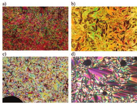 Optical Micrographs 60x Of The Smc A And Sma B Mesophases Of The