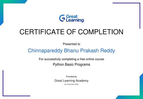 Bhanu Prakash Reddy Chinnapareddy On Linkedin Python Greatlearning