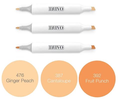 Tonic Studios Apricot Ombre Nuvo Alcohol Markers
