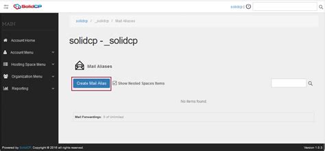 how to add an e mail forwarding in solidcp