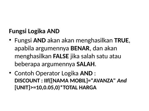 Logika Matematika Rumus Dan Formula Excel Pptx
