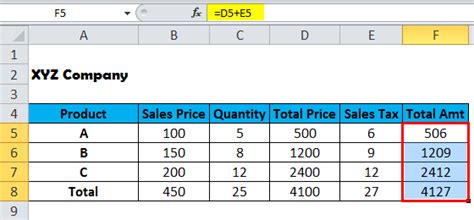 Excel Show Formula How To Show Formula In Excel With Examples
