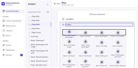 Reactjs Change View Of Dynamic Zones While Adding New Block In Content Manager In Strapi V