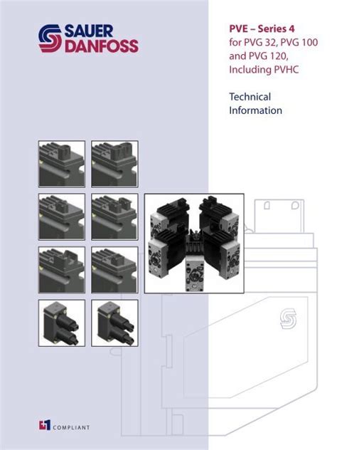 Pve â Series 4 For Pvg 32 Pvg 100 And Pvg 120 Sauer Danfoss
