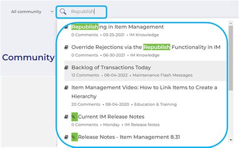 How To Use The Dynamic Search Bar 1worldsync Customer Community