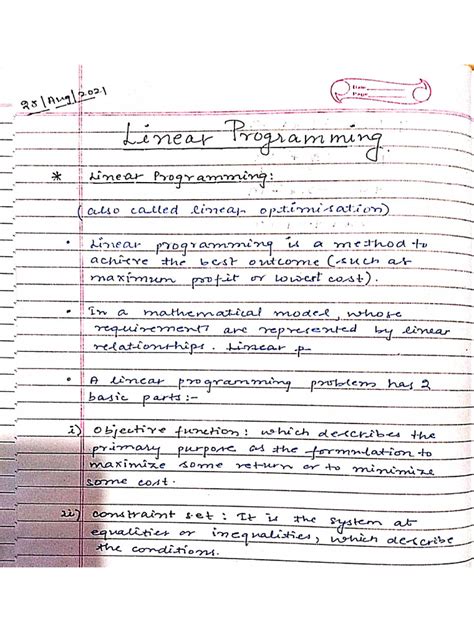 Linear Programming1 Pdf