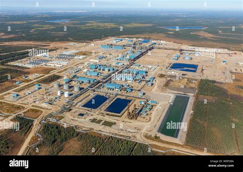 Aerial Photo Of Suncor Firebag Sagd Steam Assisted Gravity Drainage Operation In Final Stages