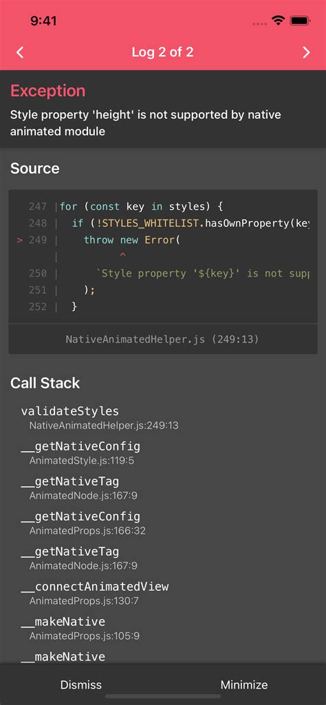 Ios 144 Style Property Height Is Not Supported By Native Animated Module · Issue 31071