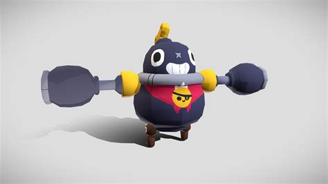Tick Brawl Stars 3d Model By Constanzavalenzuela Constanzavalenzuela Cd100a4 Sketchfab
