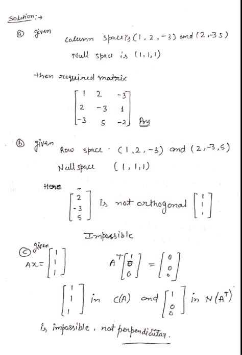 [solved] construct a matrix with the required property or say why that